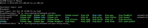 在centos7中修改改ip为什么输入vi etc sysconfig network scripts ifcfg ens33后显示是空白