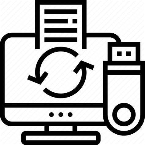 Data Backup Storage Device Synchronize Icon Download On Iconfinder