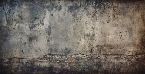 Premium Photo Concrete Abstract Wide Old Ruined Panoramic Wall Ai Generated Image