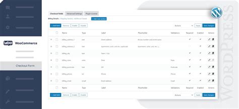 Woocommerce Checkout Field Editor Checkout Manager Plugin Rwordpressplugins