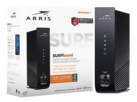 Arris Surfboard Docsis Remanufactured Wireless Cable Modem Sbg Ac Office Depot