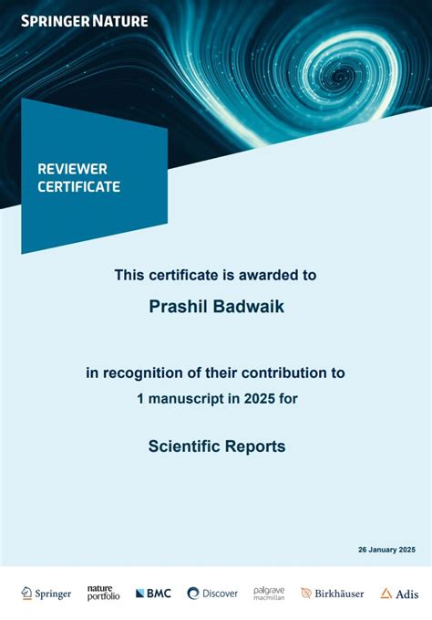 Prashil Badwaik On Linkedin Iitbombay Reviewer Science