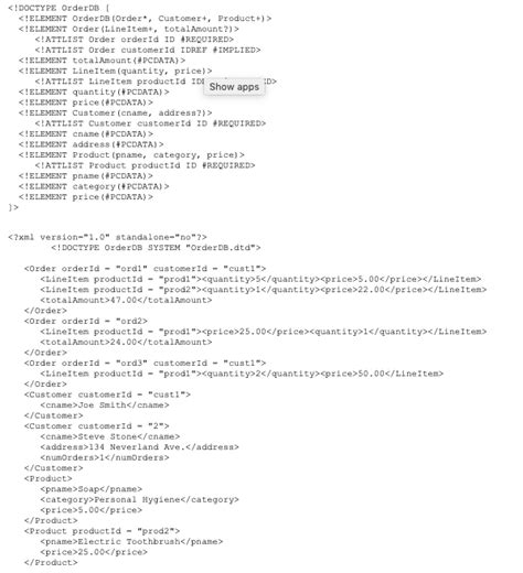 Solved Using The Following Xml Dtd And Xml Document Answer
