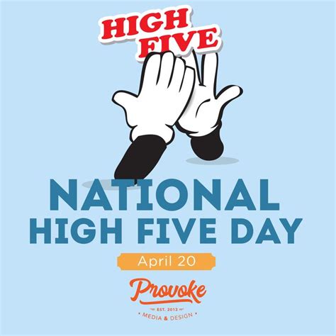 National High Five Day In 2023 National High Five Day High Five Day National Days