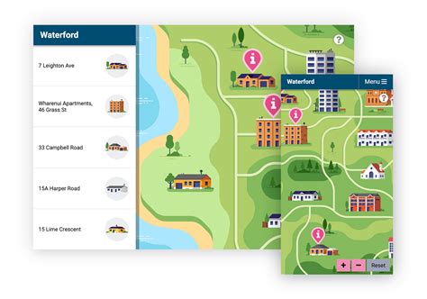 Interactive Map Real Estate Course Behance