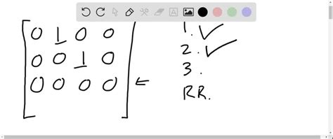 solved determine whether the given matrices are in reduced row echelon