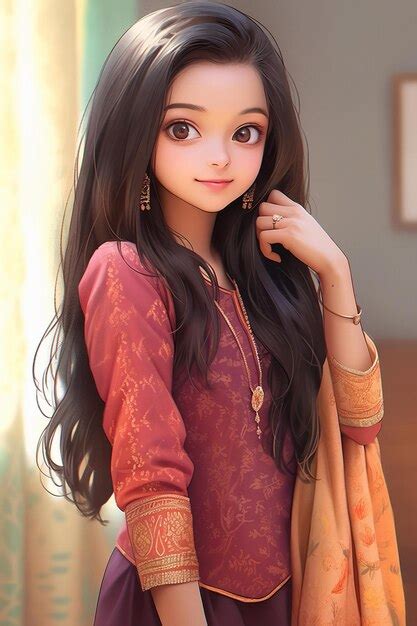 Linda Ni A India Foto Premium