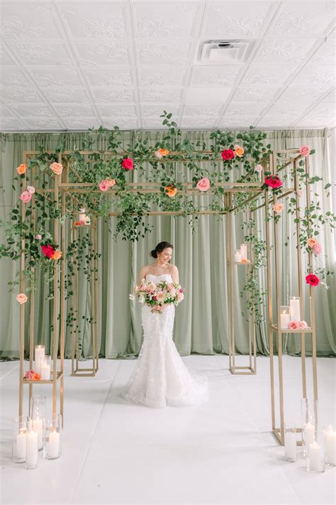 Indoor Wedding Ceremony Backdrop Ideas