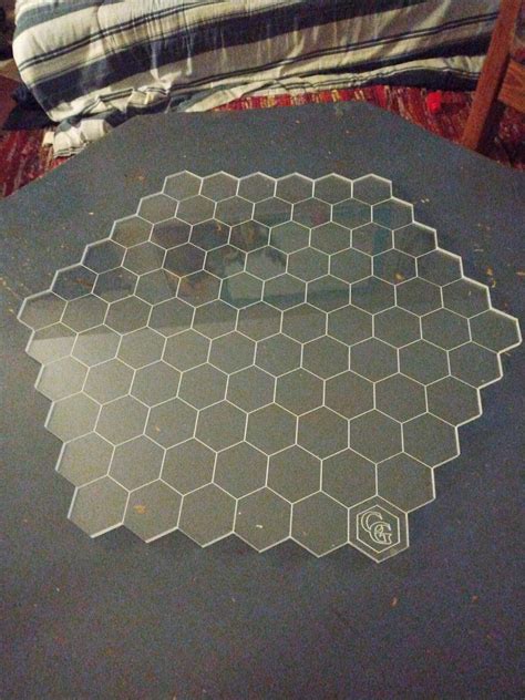 Custom Hexagonal Grid Board Etsy