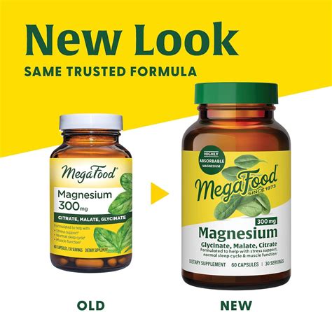 Megafood Magnesium 300 Mg 60 Capsules Egypt Vitamins