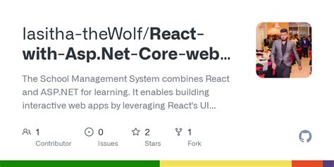 Github Lasitha Thewolf React With Asp Net Core Web Api Full Stack