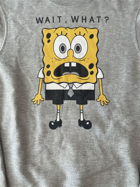Spongebob Squarepants Nickelodeon Crewneck Sweater Wa Gem