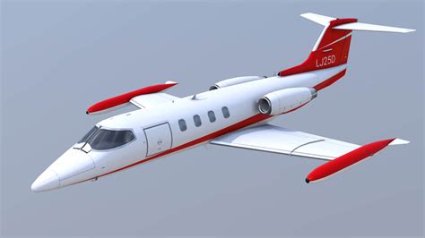 Learjet 25 3d Model By Autoflex