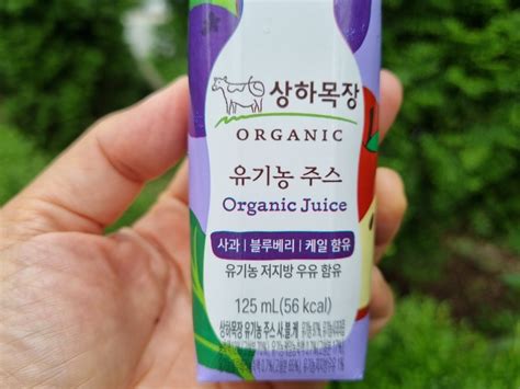 상하목장 유기농주스 아이간식으로 딱 사과 블루베리 케일 네이버 블로그