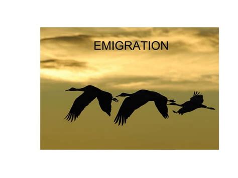 Emigration