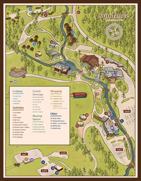 Resort Map of Sundance, Florida USA | Global Resort Maps