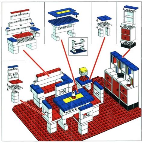 LEGO Anleitung Anzeigen Dolls Living Room Bauanleitungen Katalog