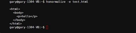 Manipulate HTML And XML Files From The Commnad Line