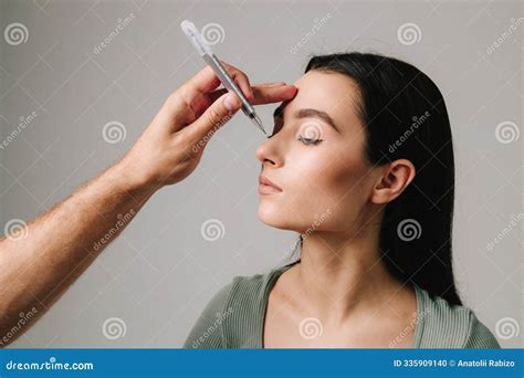 Rhinoplasty Nose Surgery Portrait Of Young Woman Looking Funny At
