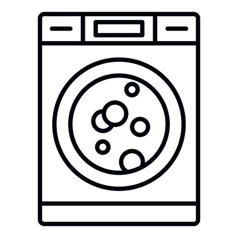 Wash Machine Icon Outline Style 15181508 Vector Art At Vecteezy