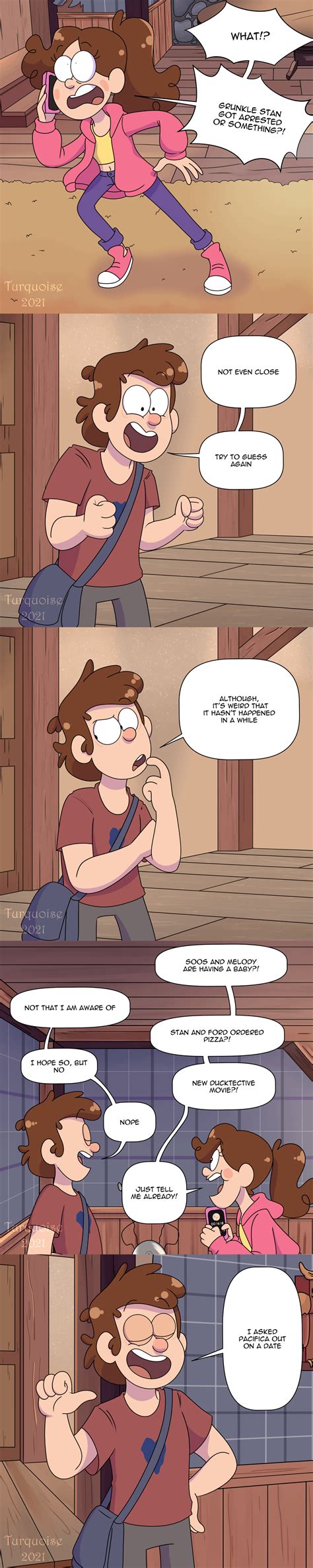 Dipcifica Comic First Date Current Pages Rgravityfalls
