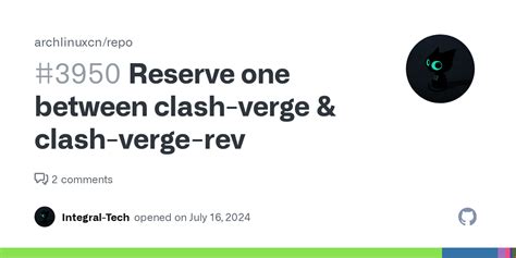 Reserve One Between Clash Verge And Clash Verge Rev · Issue 3950