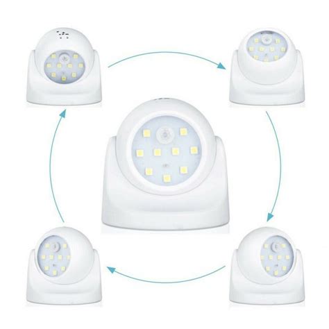 Luz Led Noche Con Sensor De Movimiento 360º Interior Y Exterior