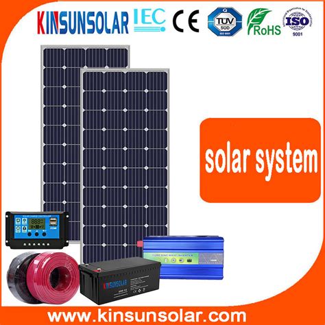 Home Use Off Grid Solar Pv Panel 3kw Power System Kit Solar Panels