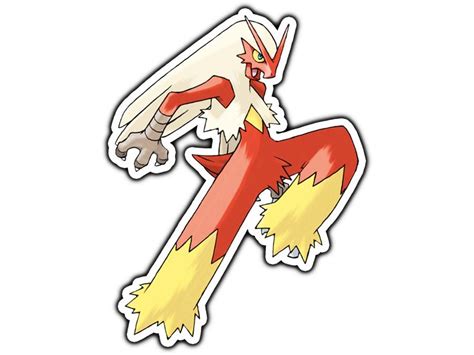 Blaziken Sticker Water Proof Weather Proof Vinyl Sticker Decal Ts For Him Ts For Her