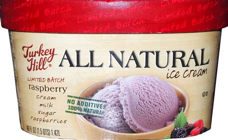 On Second Scoop Ice Cream Reviews Turkey Hill All Natural Raspberry