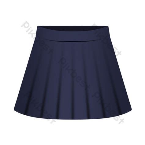 진한 파란색 숙녀 치마 일러스트 Png Psd 무료 다운로드 Pikbest