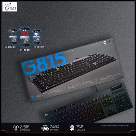 New G815 Logitech Gaming Keyboard Tactile Computers And Tech Parts And Accessories Computer