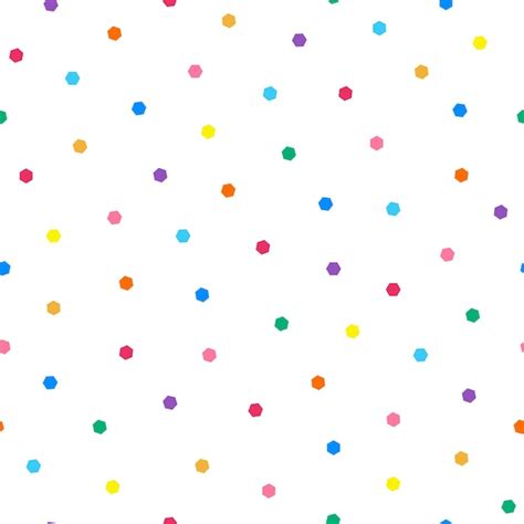 Primary Colors Polka Dot Background