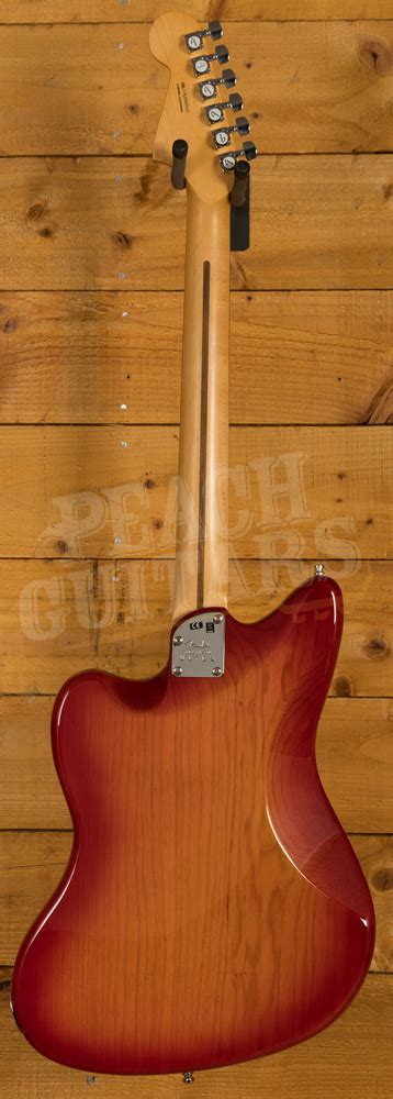 Fender Ultra Jazzmaster Plasma Red Burst Peach Guitars