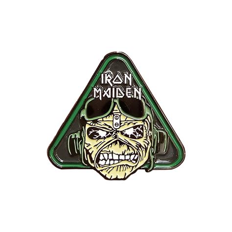 Aces High Triangle Pin Iron Maiden Store