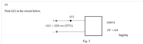Solved Find I T In The Circuit Below Fig Chegg