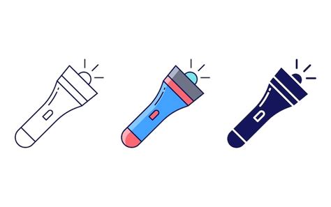 Premium Vector Torchlight Icon