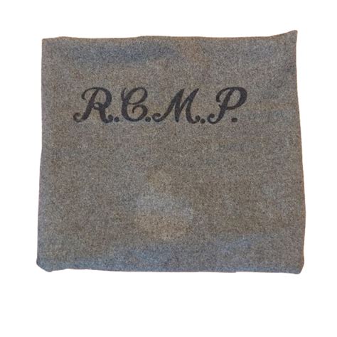 Post Ww2 Canadian Rcmp Royal Canadian Mounted Police Barracks Blanket
