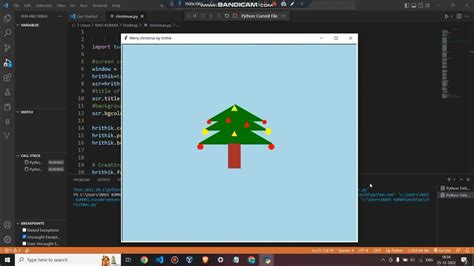 Christmas Tree Craft 🎄 Christmas Tree Using Python Python Turtle