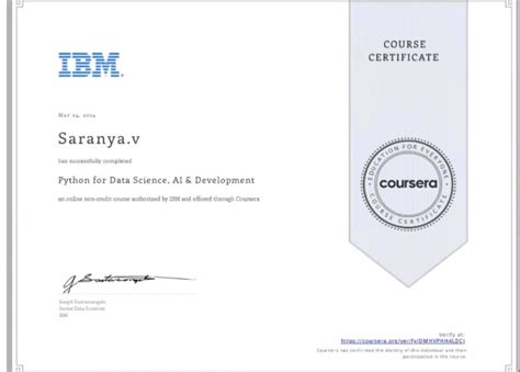 Saranya V On Linkedin Just Completed The Course Python For Data
