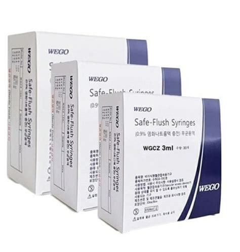 위고 일회용 멸균 식염수 주사기 3cc 5cc 10cc 30개입 세척용 Safe Flush Syringe 티몬