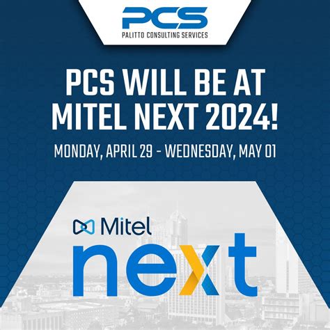Palitto Consulting Services On Linkedin Pcs Is Grateful To Be Traveling To Mitel Next 2024 In A
