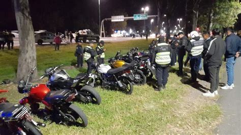 Infraccionan A 17 Motociclistas Que Corrían Picadas Con Peligrosas
