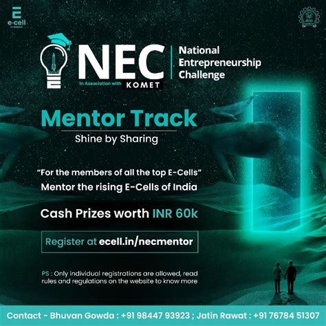 Nec Ecell Iitbombay Iitb Mentor Entrepreneurship Startups India Innovation Story