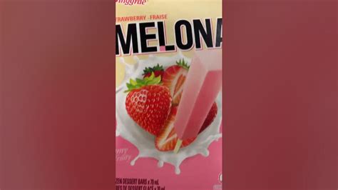 Melona Strawberry Frozen Dessert Bars In A Box Asmr Sounds Satisfying