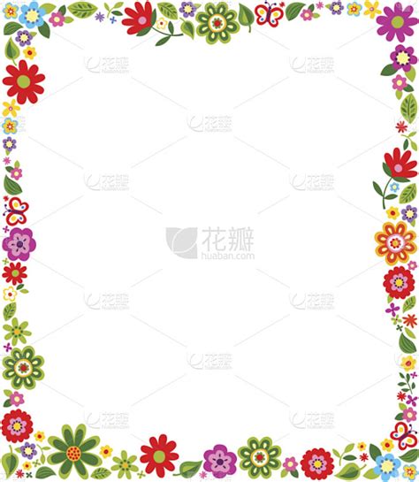 花纹 边框 国境线 花坛 蝴蝶 园林 春天 人老心不老 绘画插图 夏天