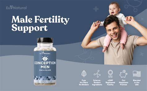 Amazon.com: Eu Natural Conception Men Fertility Vitamins – Male Optimal Count & Healthy Volume ...