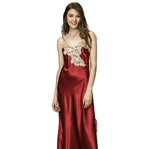2018 Summer Sleepshirt Sexy Spaghetti Strap Women Nightgown Fashion