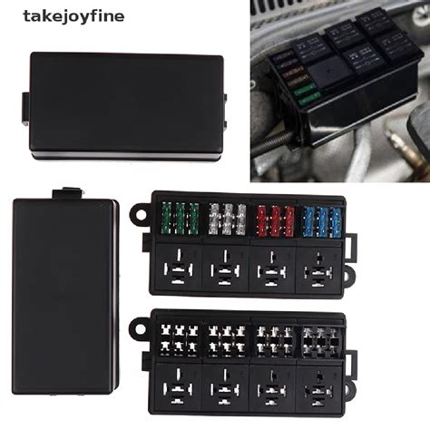 Tfph 12v Relay Box Block 8 Way Atcato Fuse Block Universal Waterproof