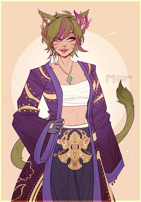 Artstation Ffxiv Character Commission